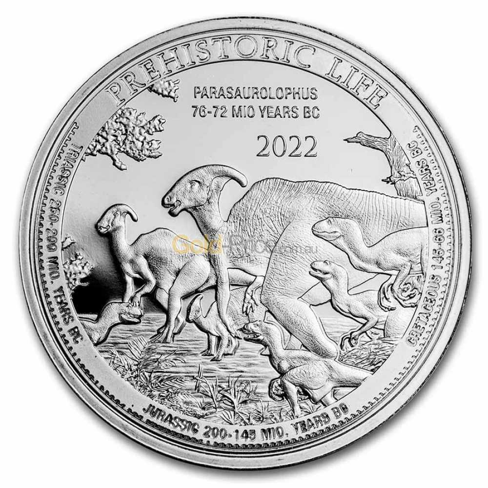 Silver Coin price comparison: Buy silver Prehistoric Life